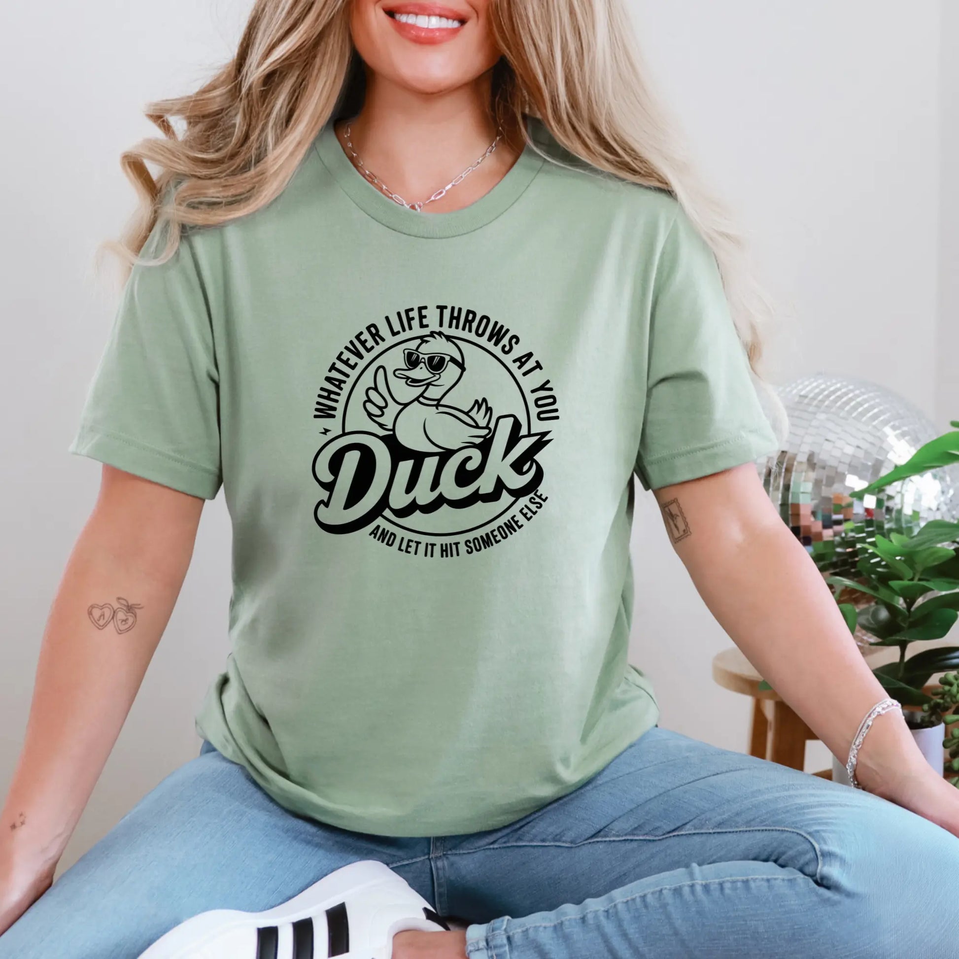 Duck and Let it Hit Someone Else Graphic Tee – Ink Attic Wholesale